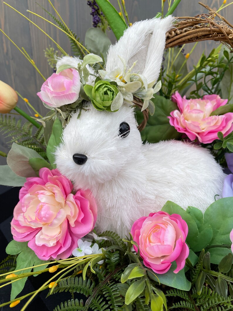 Easter Centerpiece for Dining Room Table Bunny Centerpiece - Etsy