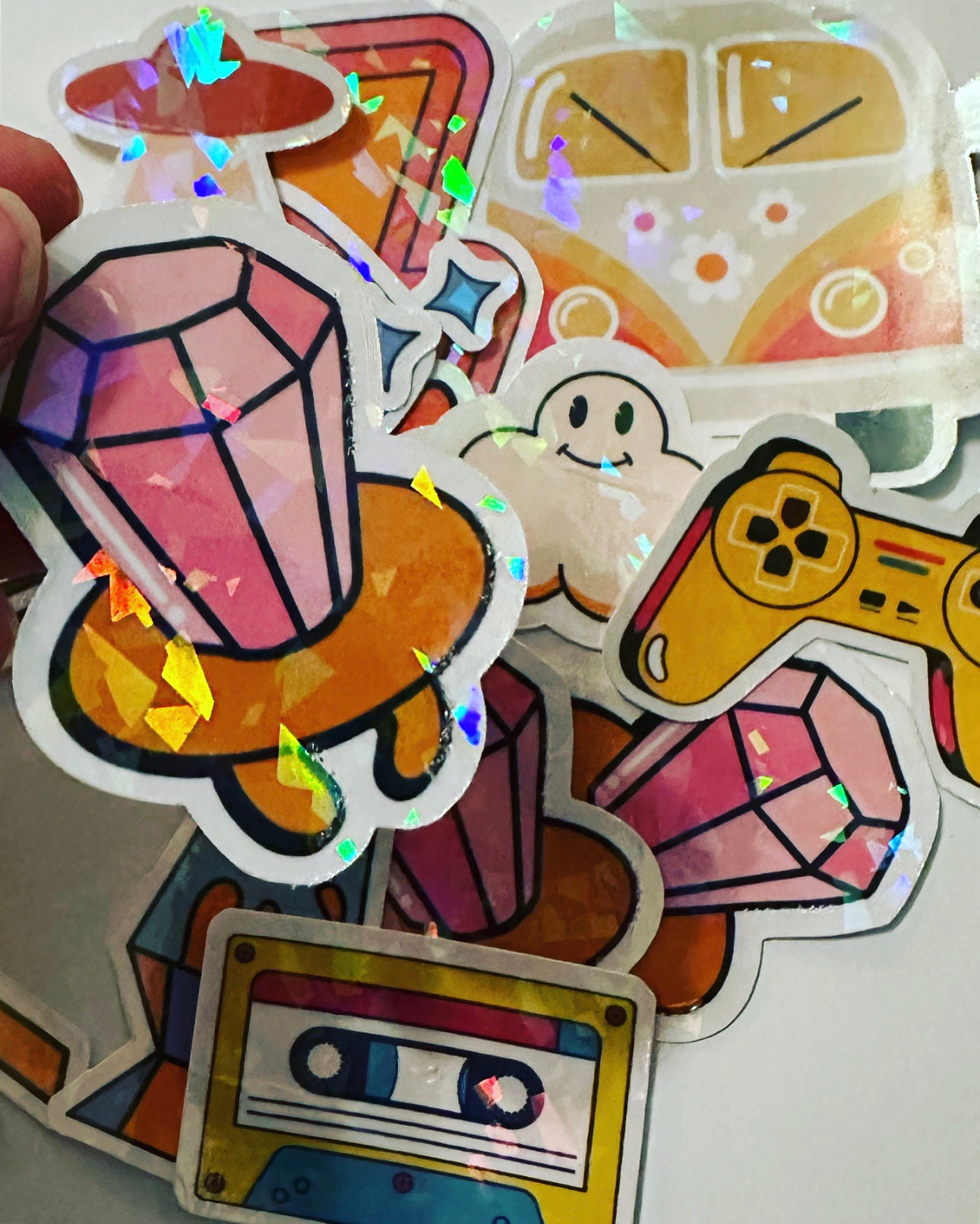 90s Retro Sticker Pack Nostalgia Sticker Pack 22 Pack Holographic ...