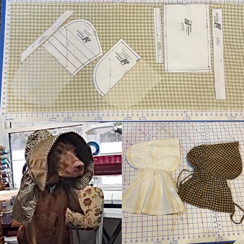 1830s-1840s Slat Bonnet Pattern - Etsy