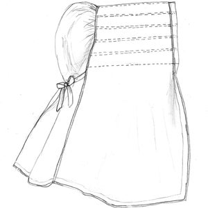 1860s-1870s Slat Bonnet Pattern - Etsy