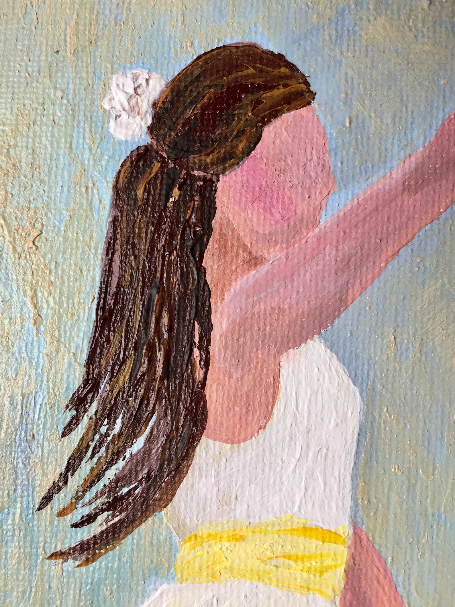 JUST MARRIED! Wedding Art, Original Acrylic Painting, Wedding Gift ...