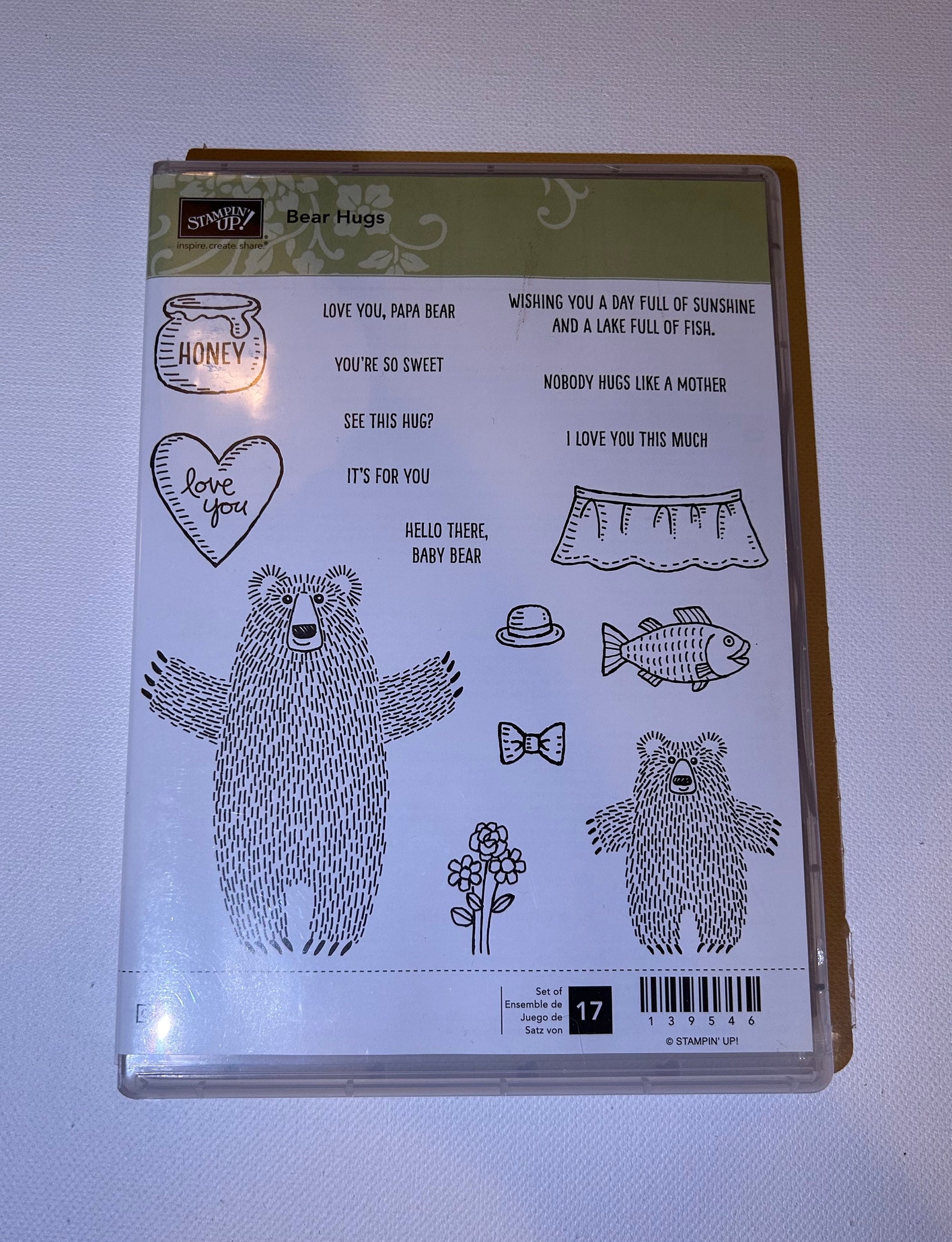 Stampin' up hello and bear Hugs - Etsy