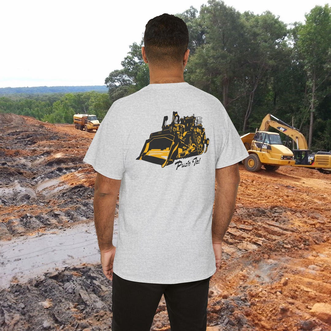 CAT D11 Dozer Graphic Tee – Heavy Cotton Construction Shirt - Etsy