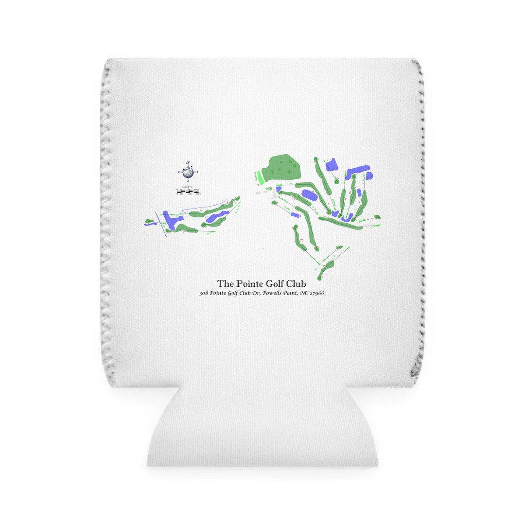 The Pointe Golf Club Course Map, OBX Golf, Can Cooler Sleeve, Drink ...