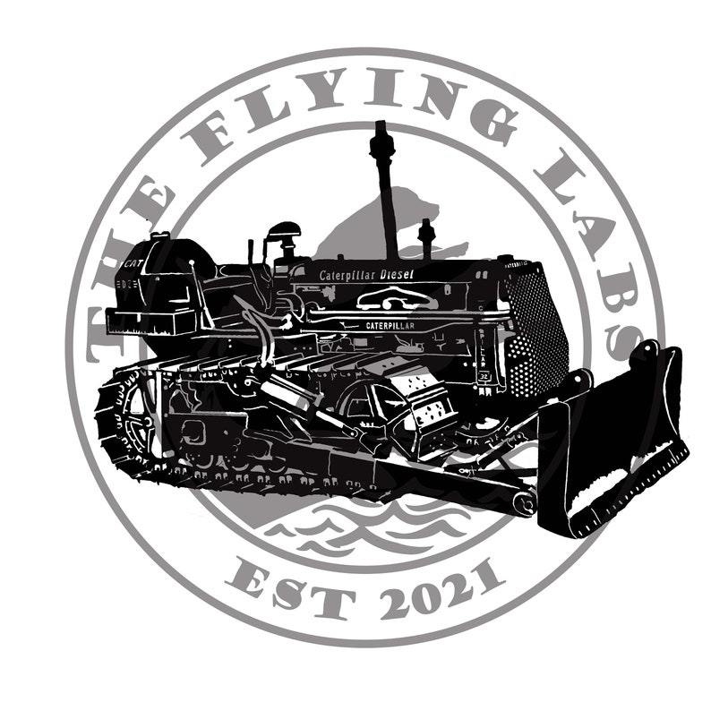 Vintage D2 Dozer SVG, PNG, JPG Files, Construction Decal - Etsy