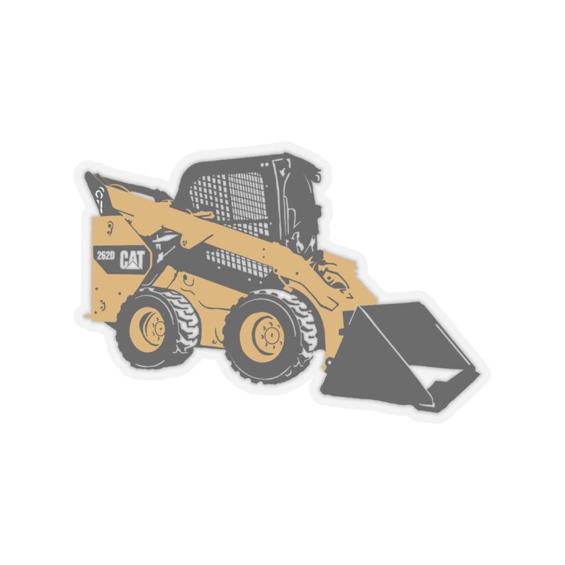 Skid Steer Loader 262D Construction Equipment - Kiss-cut Stickers - Etsy