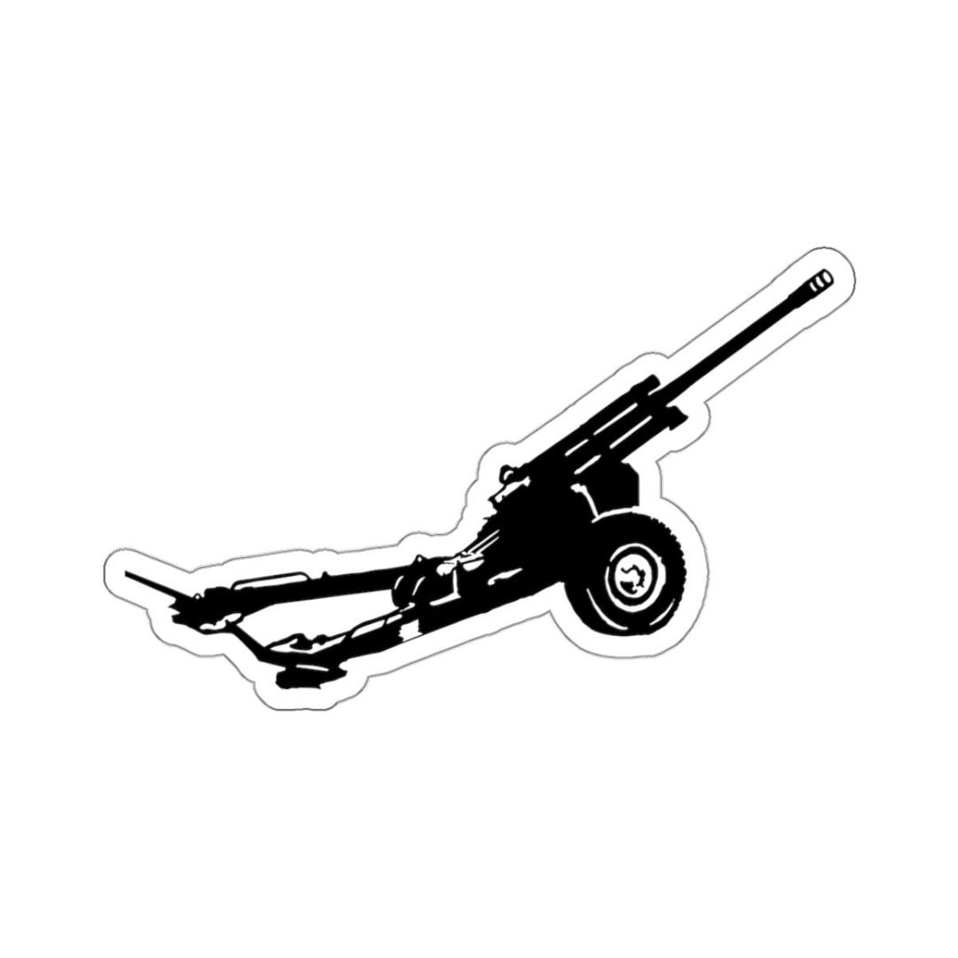 Field Artillery C3 105mm Howitzer Sticker, Military Sticker, Army Decal ...