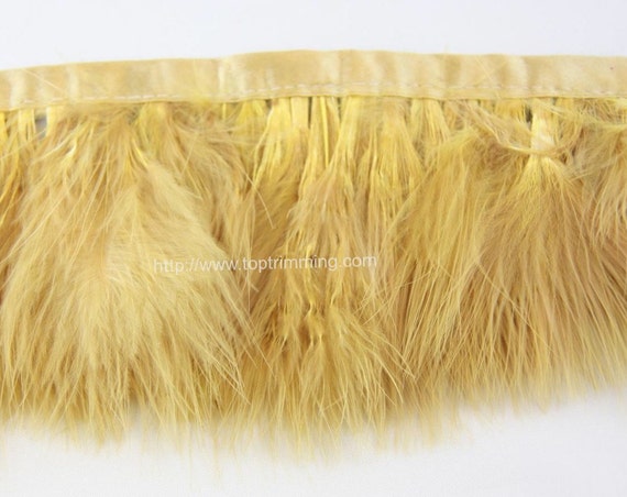 Marabou Turkey Fluff Feather Fringe Trim 34long | Etsy