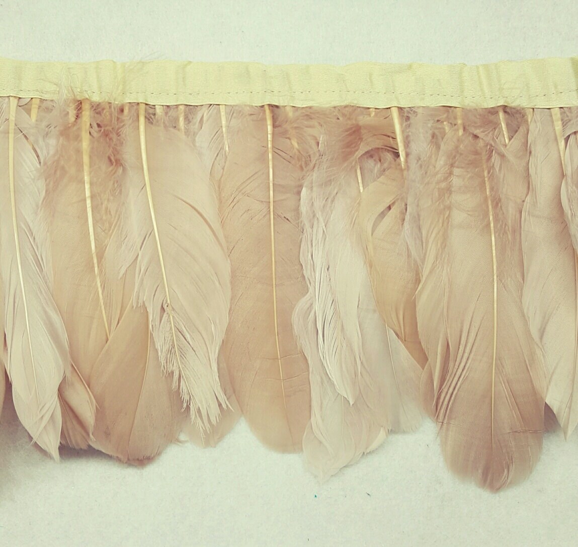 Duck Duck Goose Orange Feather Fringe selling per Yard - Etsy