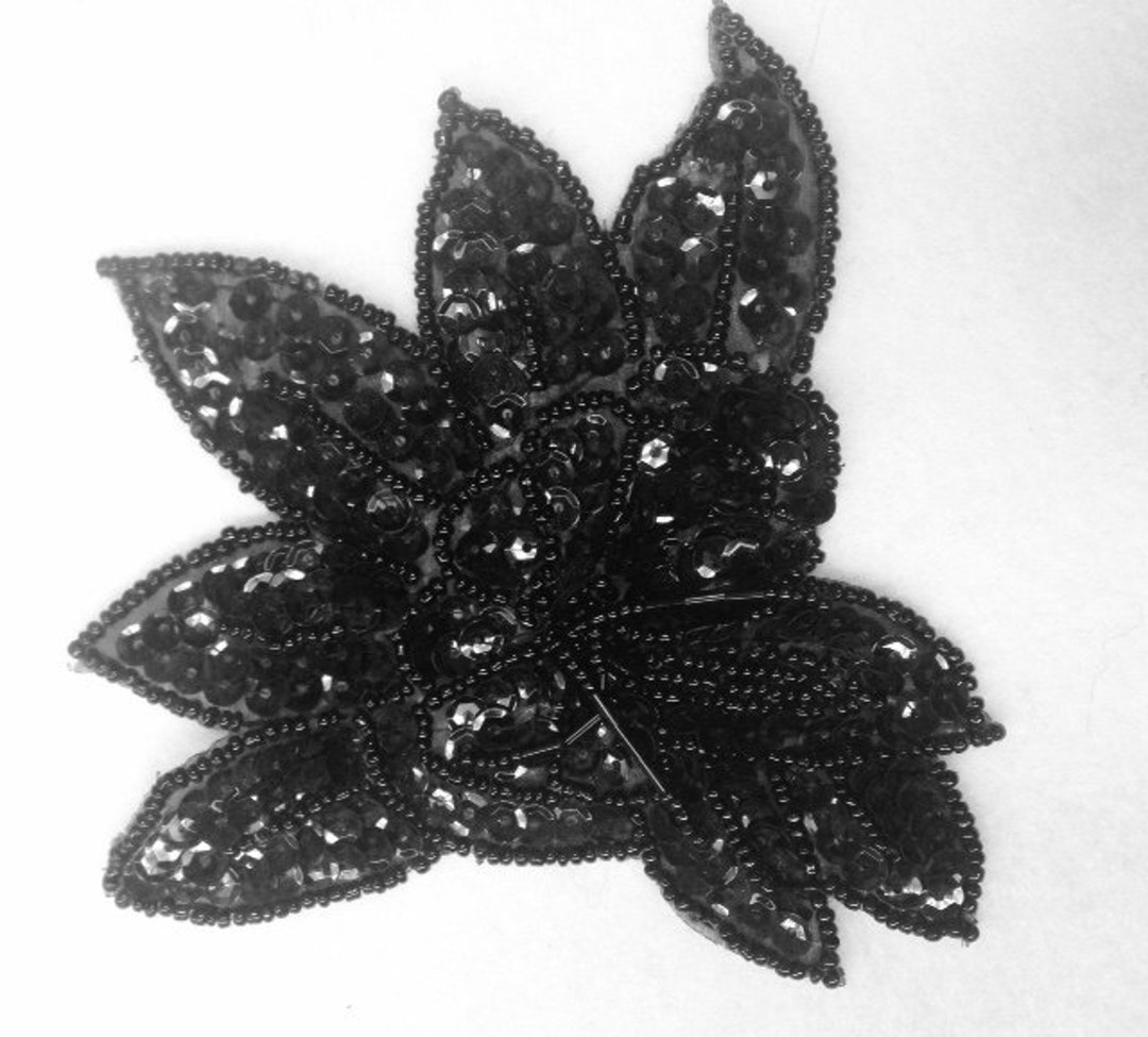 Beaded Applique|sewing Applique|beaded Patch Dress Patch Sewing on or ...