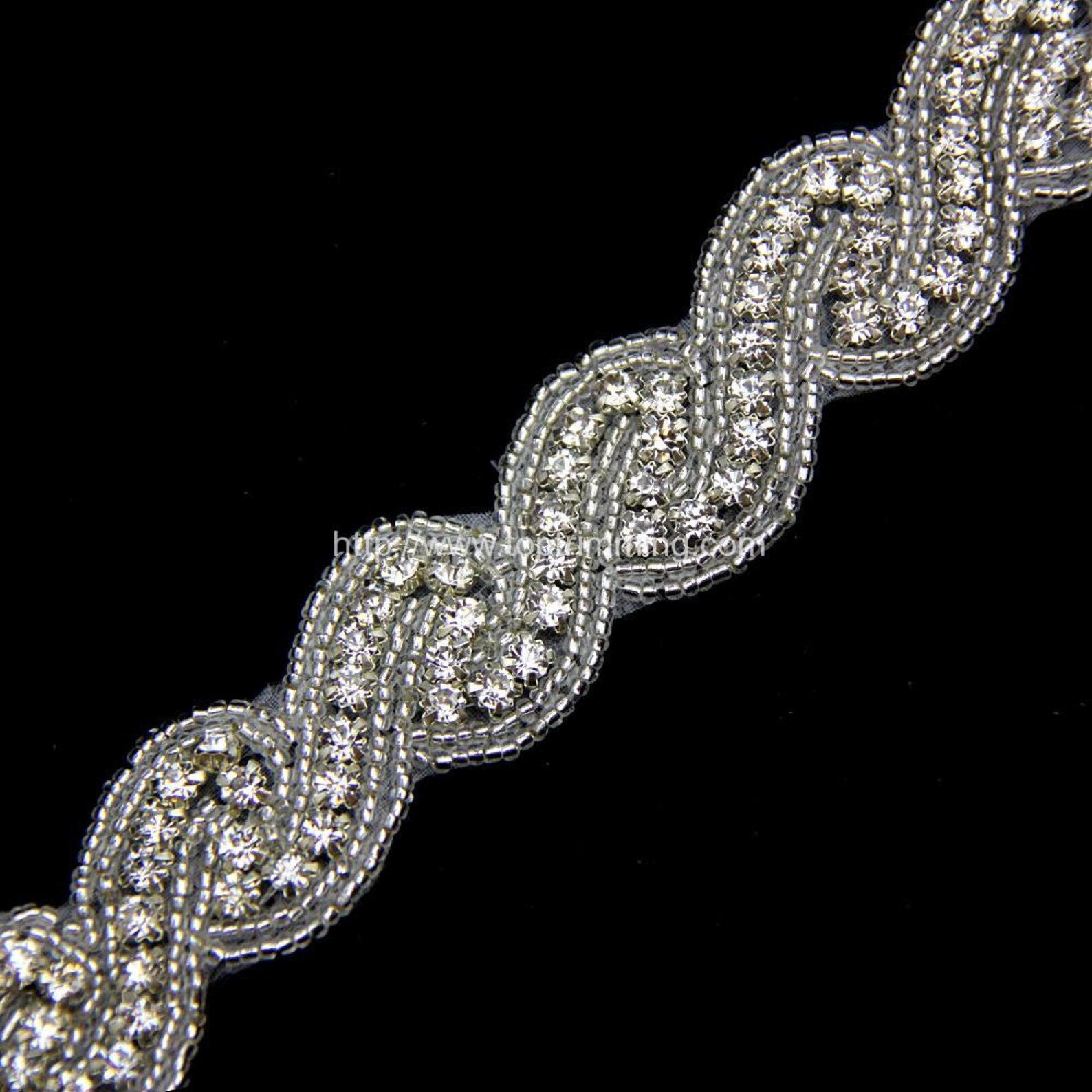 Rhinestone Crystal Trimming Sew on or Iron on Bridal - Etsy