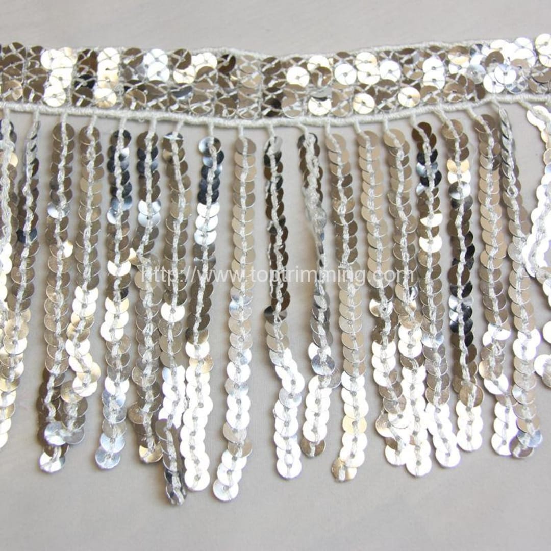 18"long SEQUINS FRINGES Many Different Colors for Your Choice, - Etsy