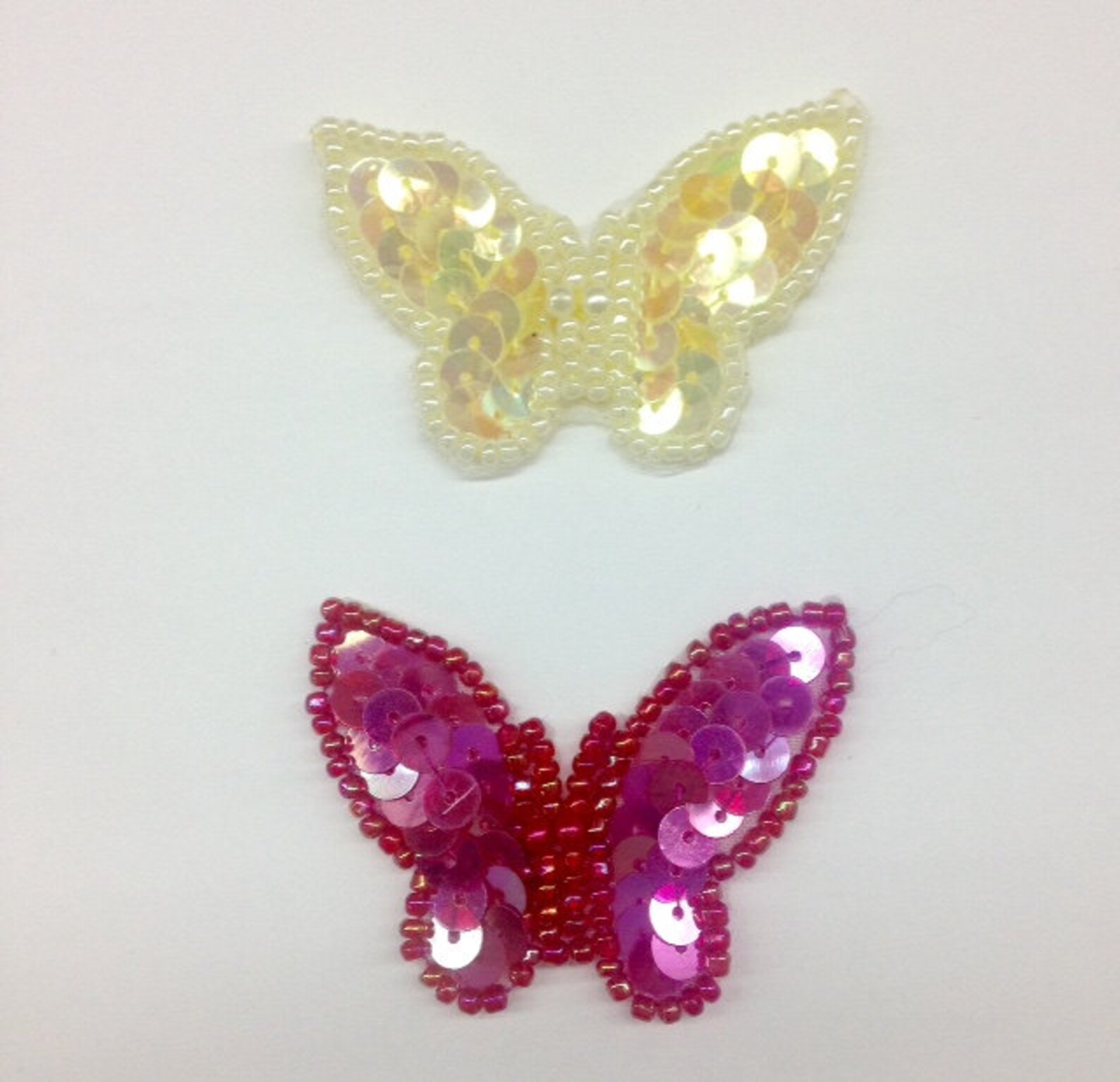 5pcs per Pack1.75x1.50 Beaded Sequins Butterfly | Etsy