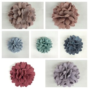 Cute Faux Suede Mini Flower Handmade Price per 7 Pieces - Etsy