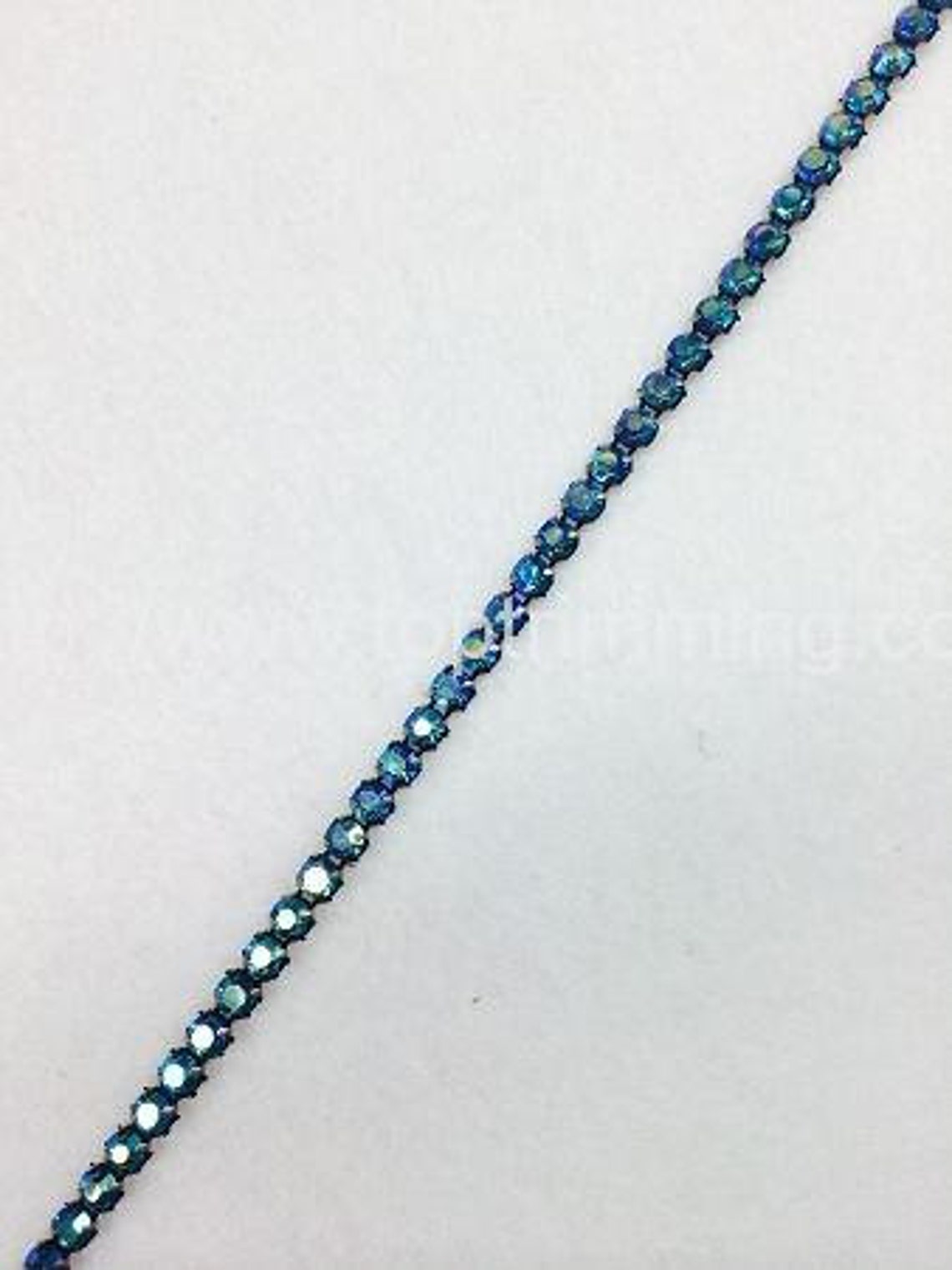 1 Line Rhinestone Banding Trim / AB Iridescent Crystal sold - Etsy