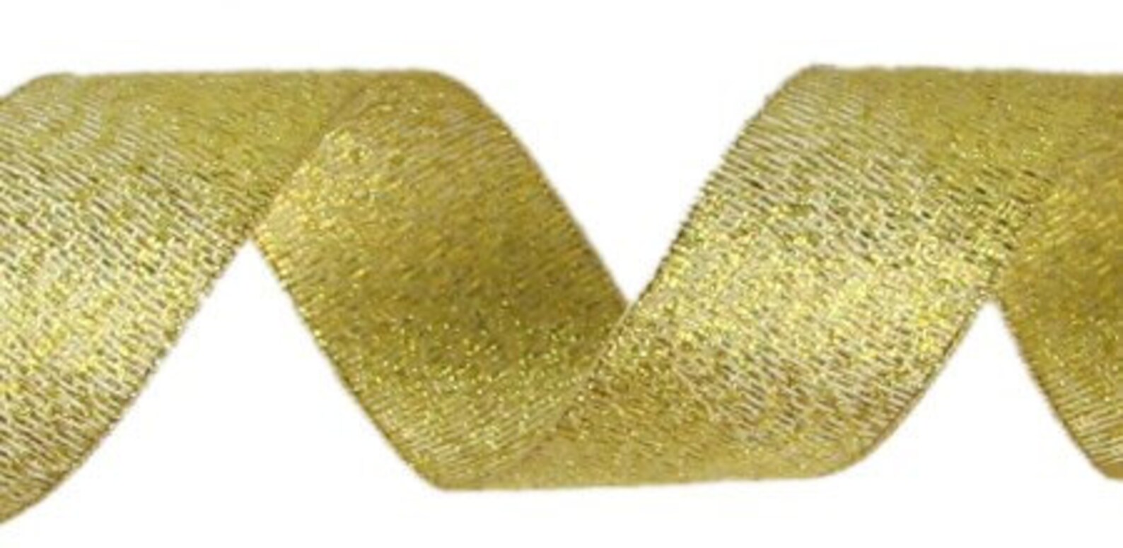 1" Wide Metallic Gold & Metallic Silver Ribbon, Shimmer and Sparkle ...