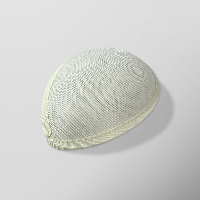 Large Buckram Teardrop Fascinator Base – 7.5” X 5.5” | Black, Ivory or ...