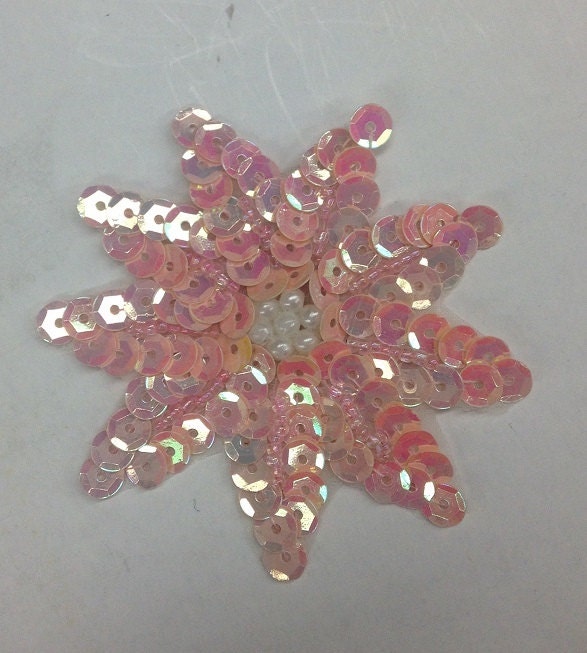 Sequins and Beaded Flower shape Sew on or Glue on Selling Per | Etsy
