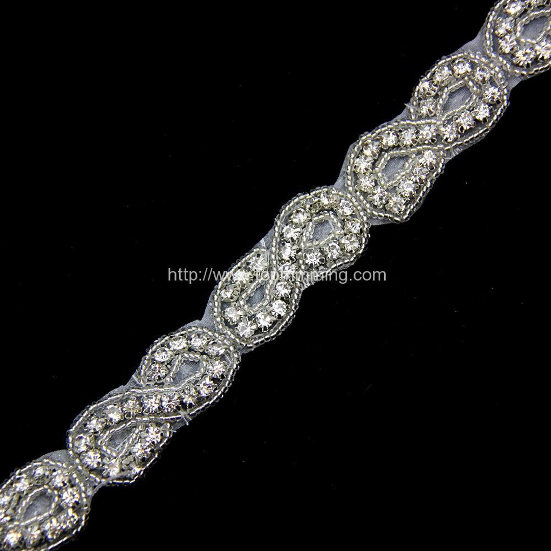 Rhinestone and Small Crystal Trim, Wedding Gowns, Dazzling Costumes - Etsy