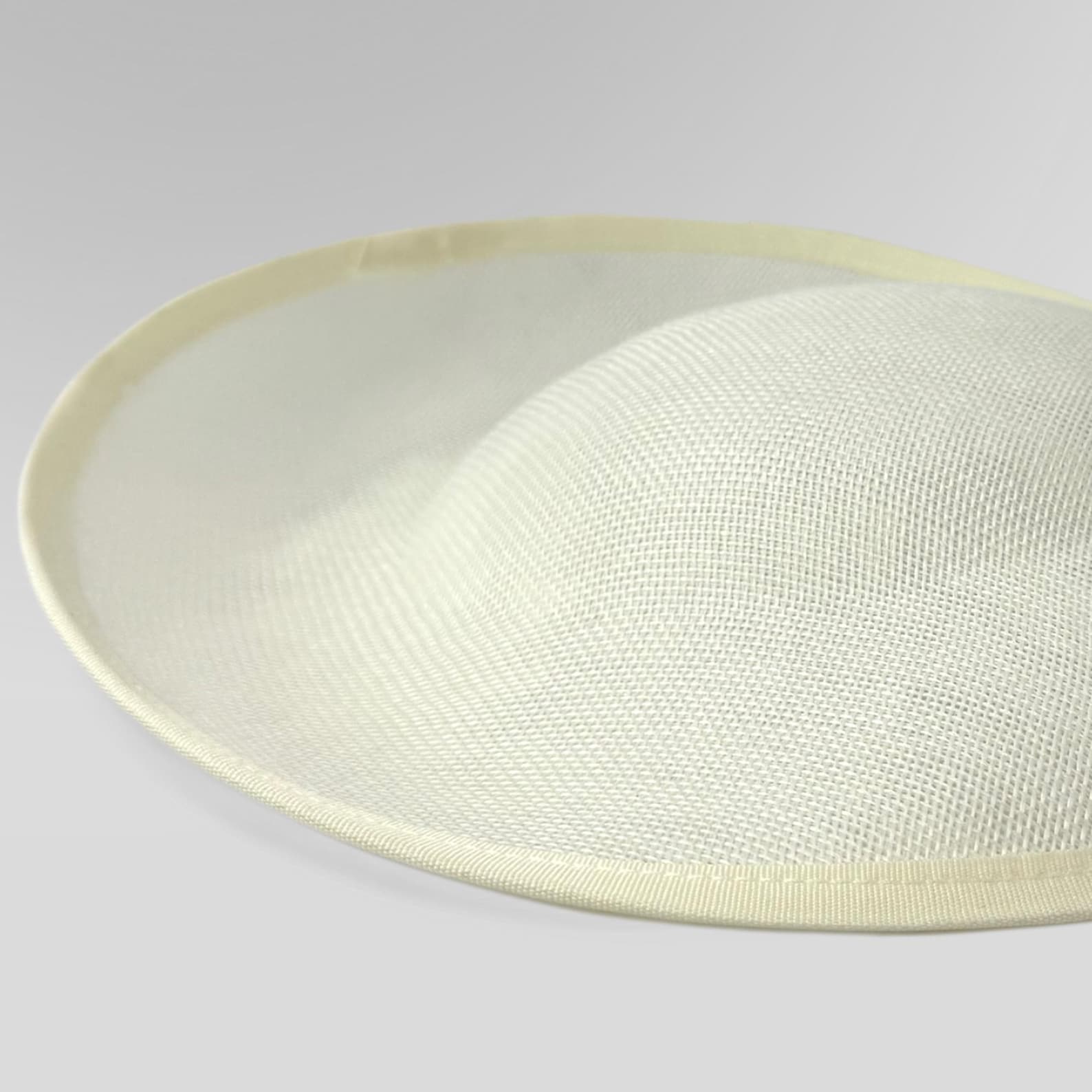 Large Buckram Saucer Fascinator Base – 11” Diameter With 1.75” Brim ...
