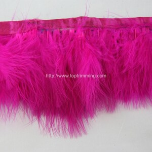Marabou Turkey Fluff Feather Fringe Trim 3"-4"long - Etsy