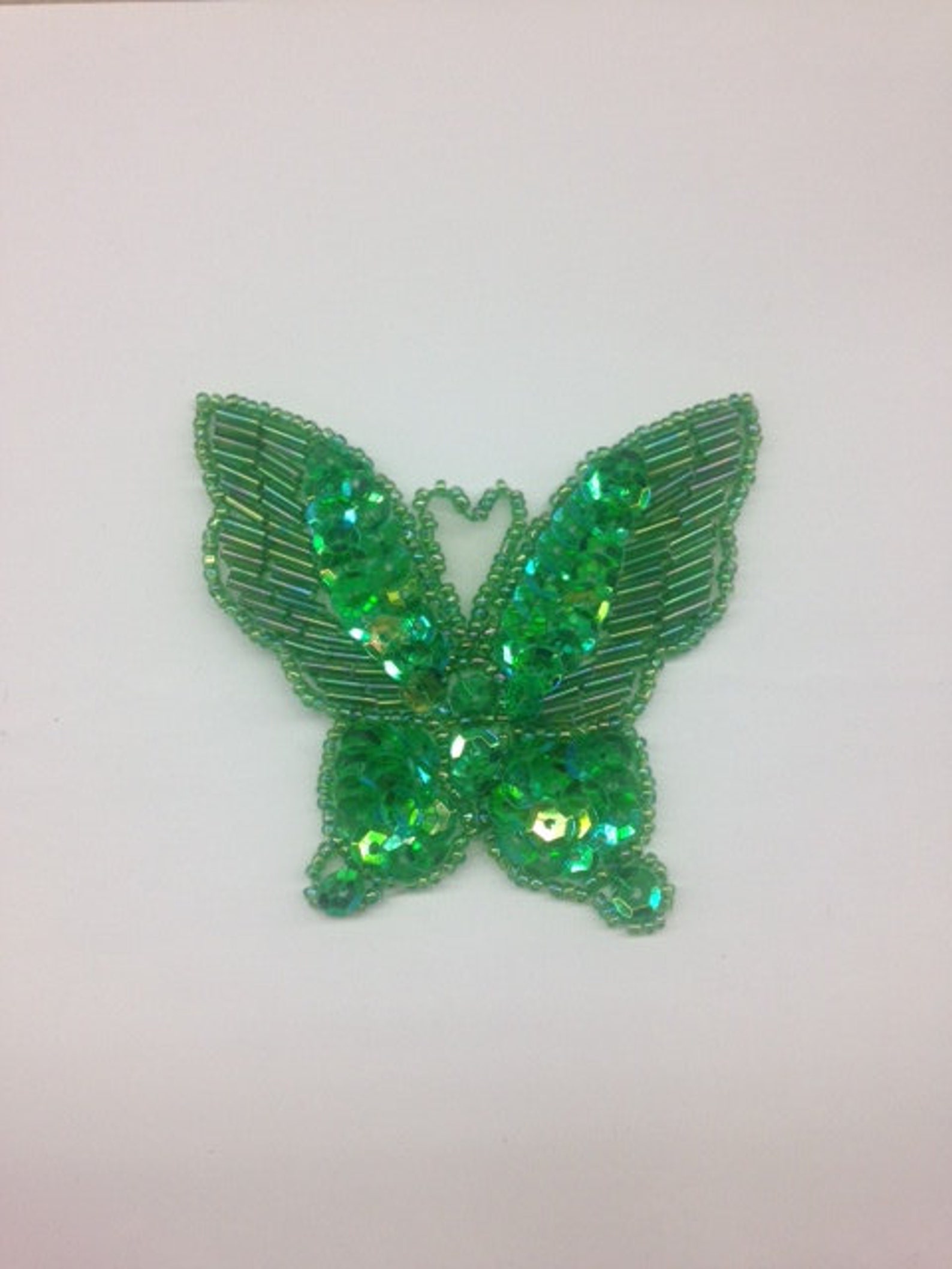 4pcs Sequins & Beaded Butterfly medium Applique - Etsy