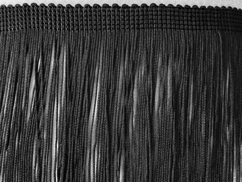 Long Chainette Fringe - 12” to 40” Lengths - Premium Fabric Trim for ...