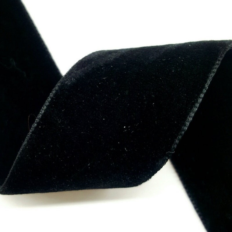 Wide Black Velvet Sash - Etsy