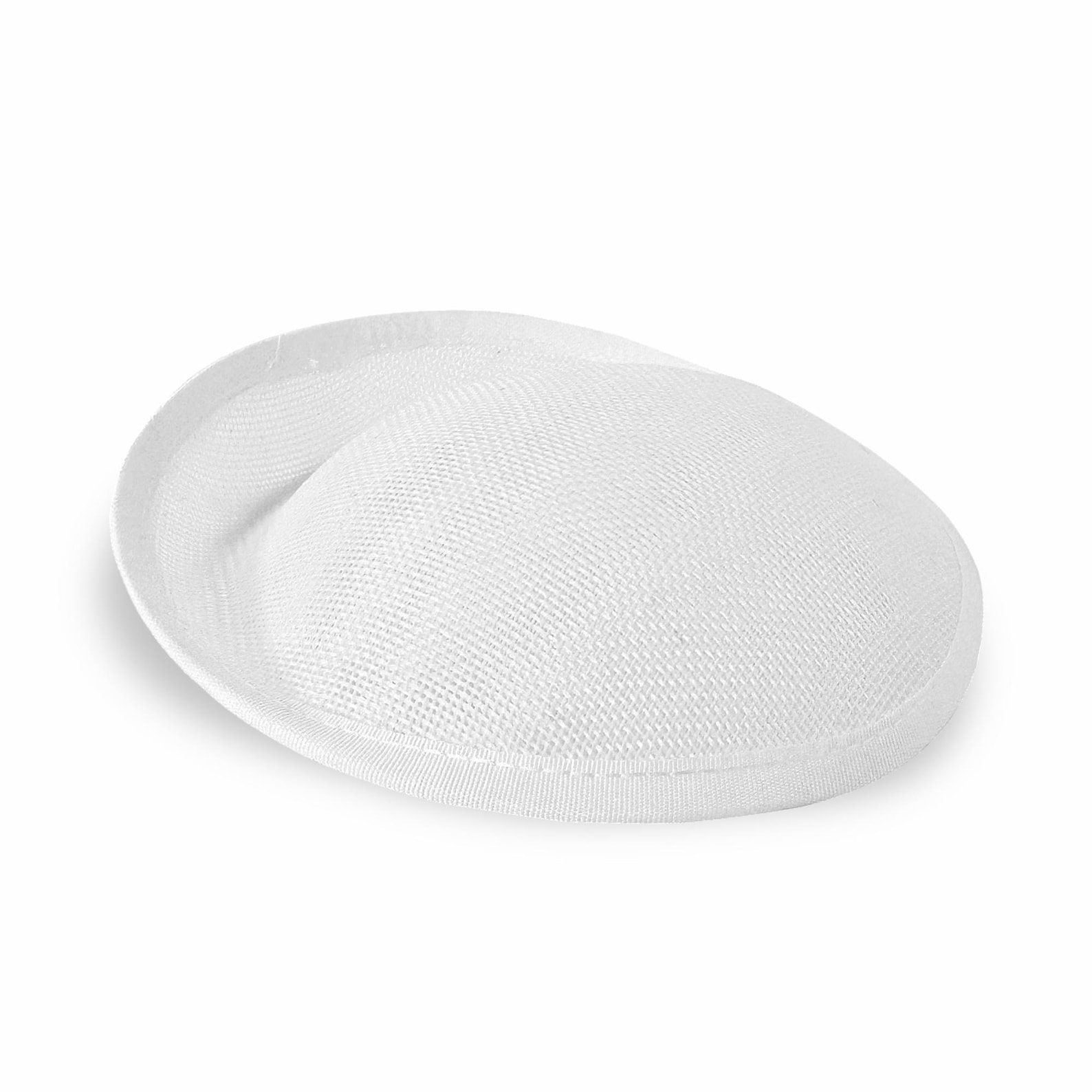 Asymmetrical Saucer Fascinator Base - Handmade Buckram Hat Base With ...