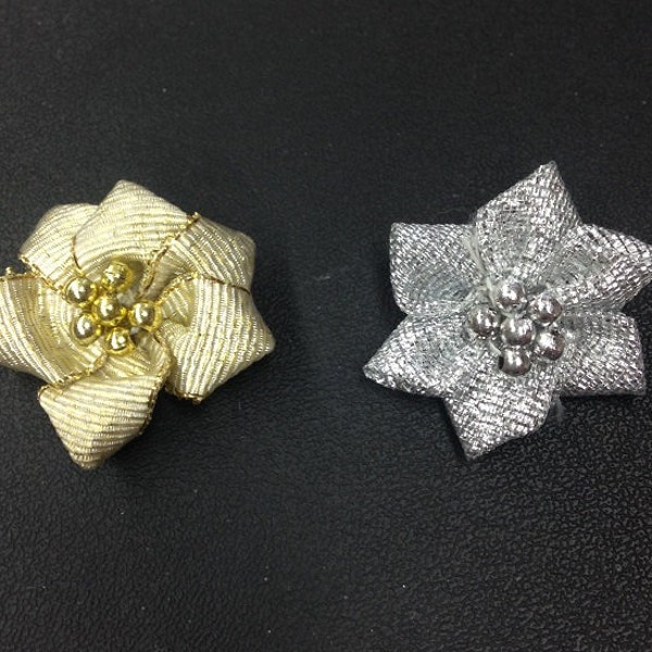 Mini Ribbon Flower - Etsy