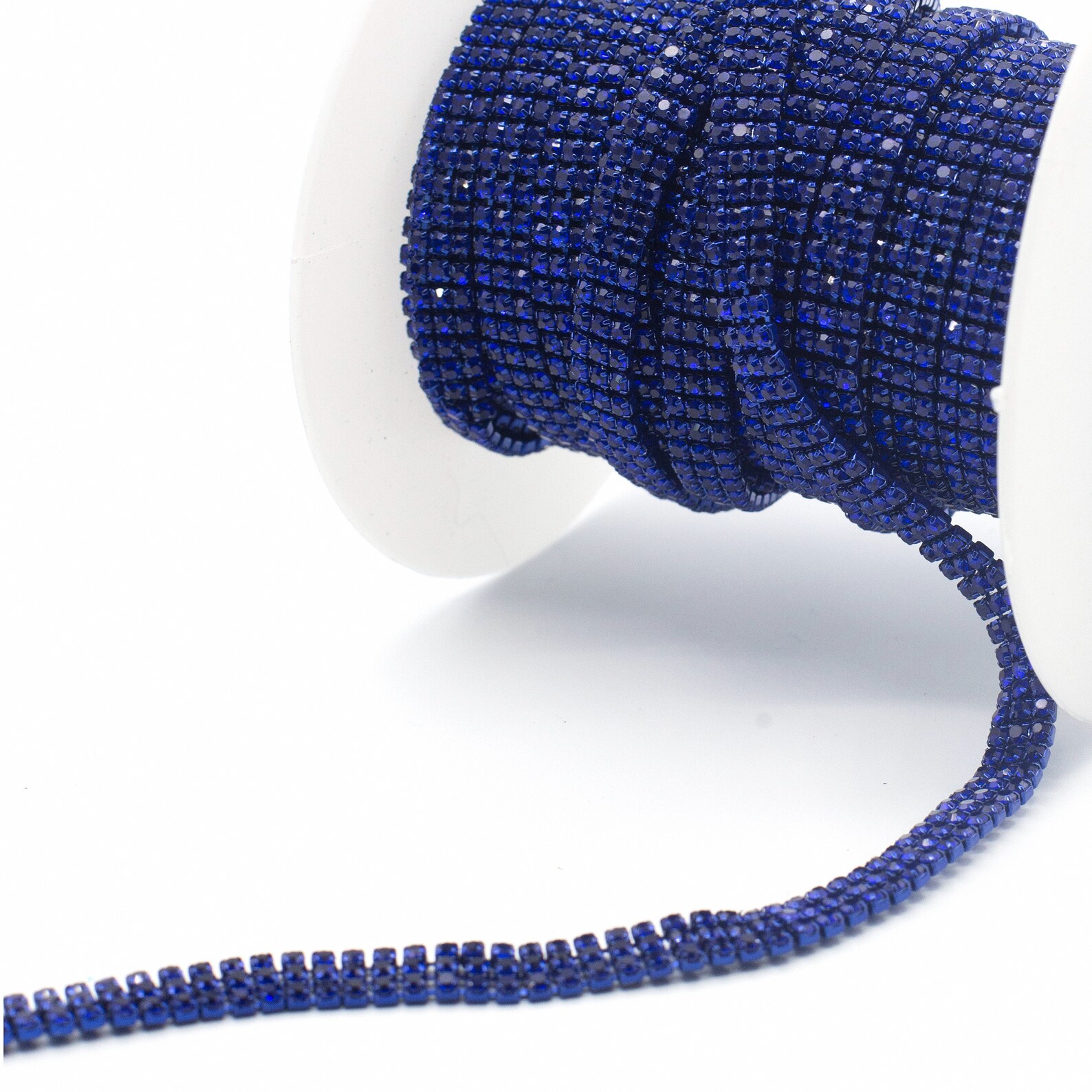 Premium Crystal Rhinestone Chain 3 Rows SS12 for Apparel and - Etsy