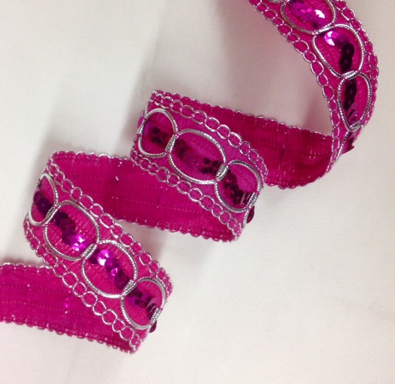 10 Yardsbeautifull Fancy Sequin Trim With Metallic Cord | Etsy