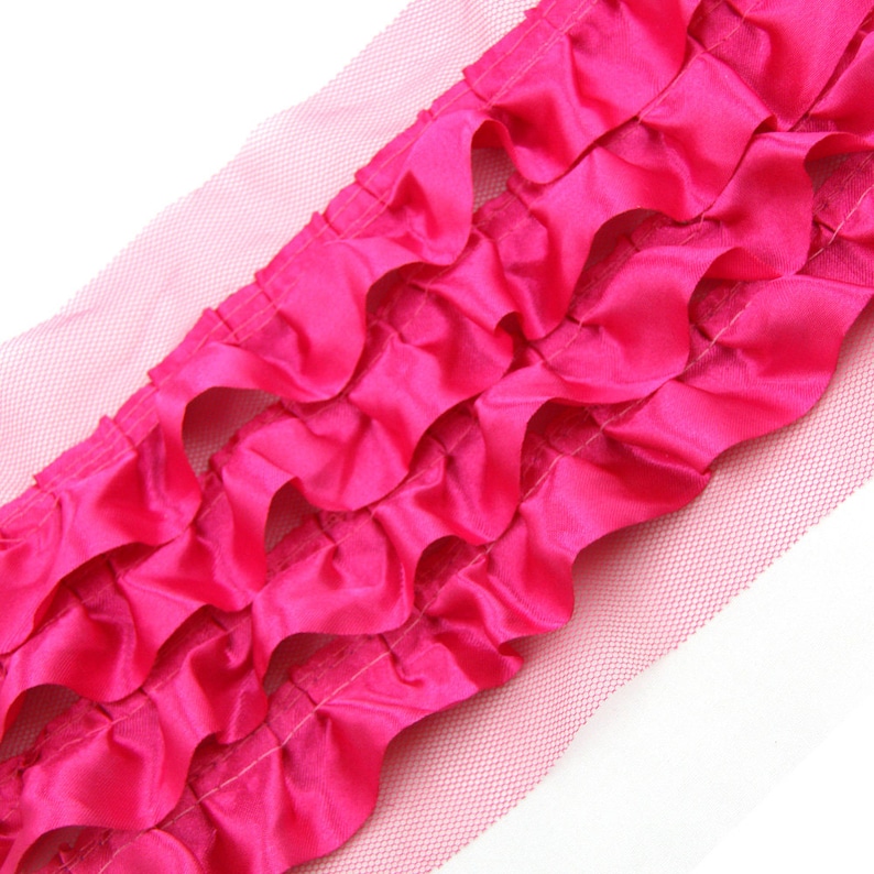 White Chiffon Ruffles Trim Chic Chiffon Ruffle Fabric Tutu - Etsy