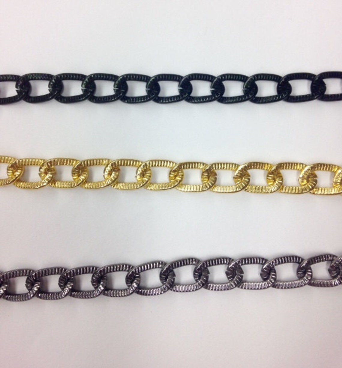 Plated Aluminum Chains Fancy chainsAnchor | Etsy