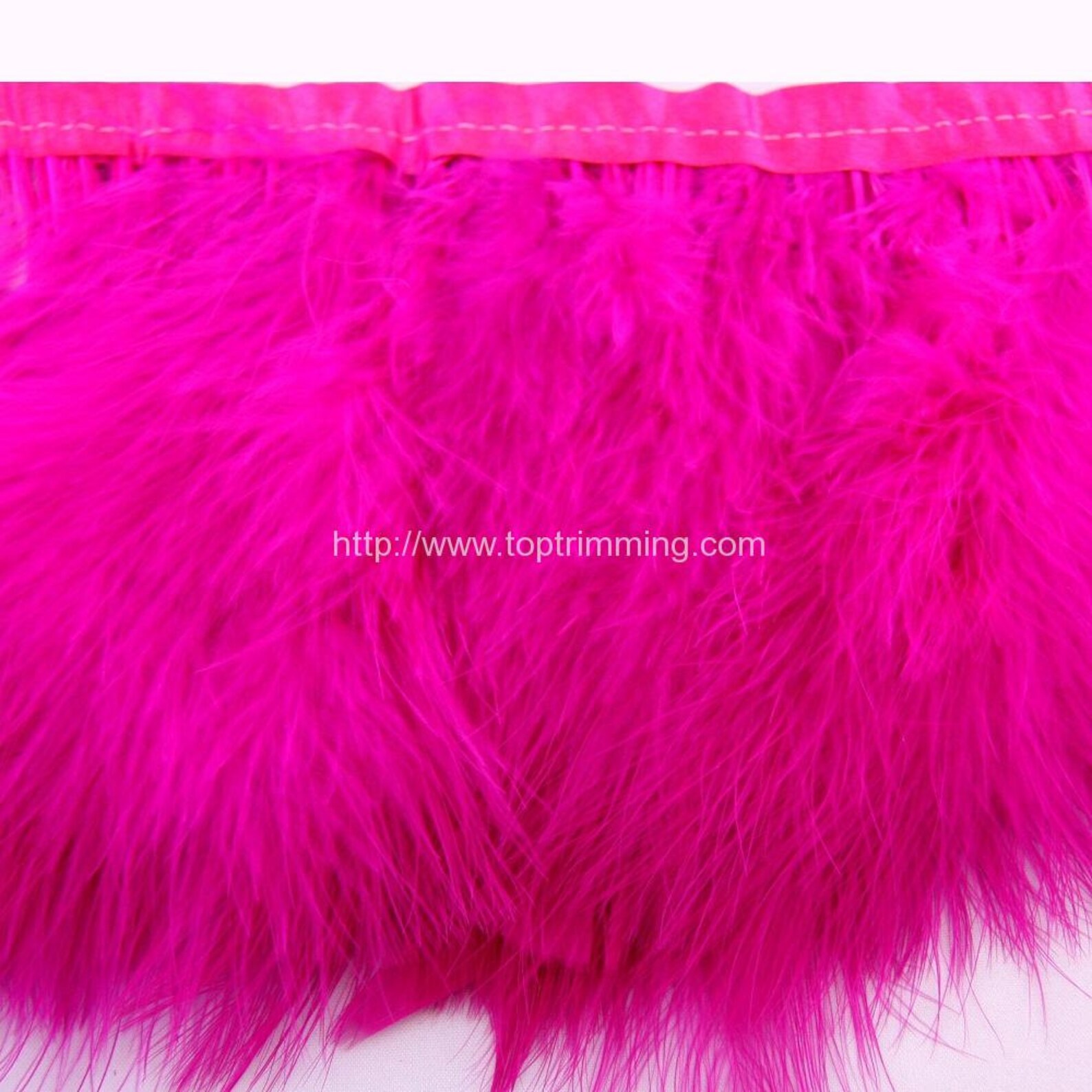 Marabou Turkey Fluff Feather Fringe Trim 6"-7”long - Etsy