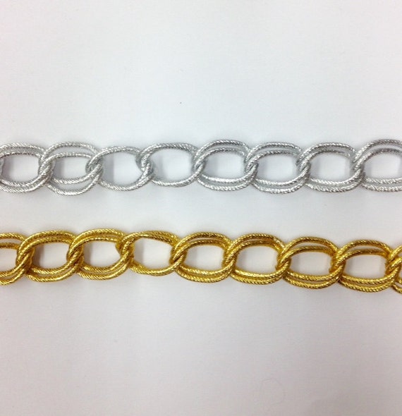 Double Aluminum Chains Fancy chainsAnchor chain | Etsy