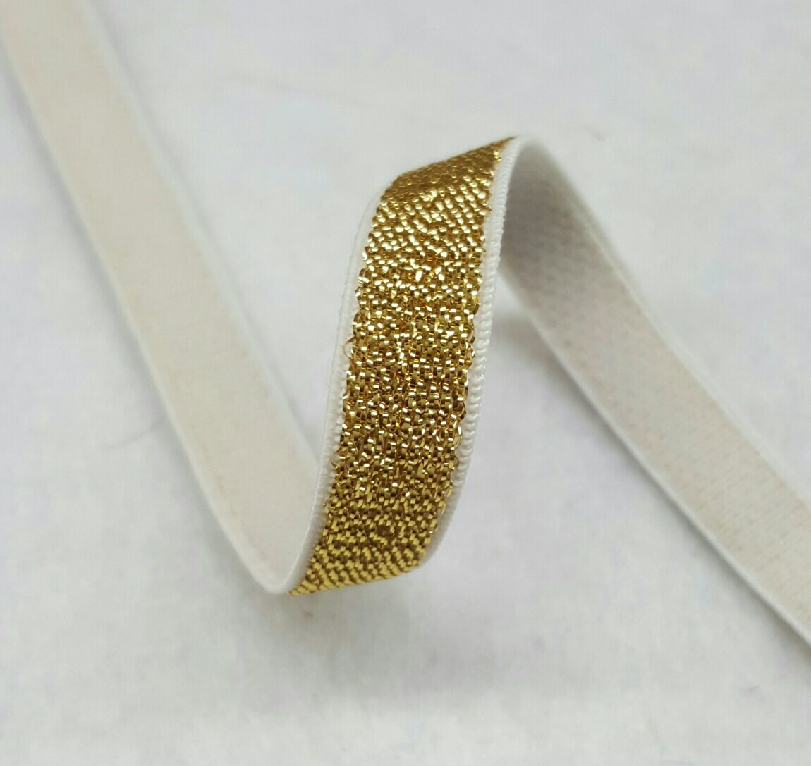 Strapcrafts 1/2 Inch Wide Soft Silver Glitter Elastic Bands by - Etsy