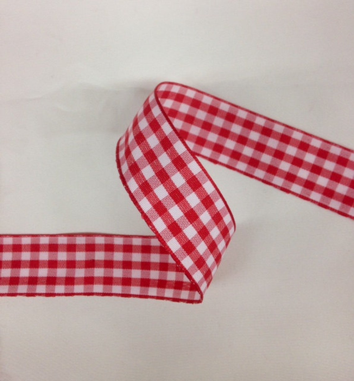 1'' Wide Purple and White Checkered Ribbon Cotton - Etsy