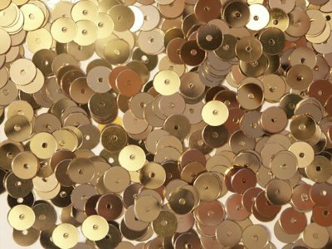 50gram/pack 4mm Flat Round SEQUIN ~ Loose Sequins for Embroidery ...
