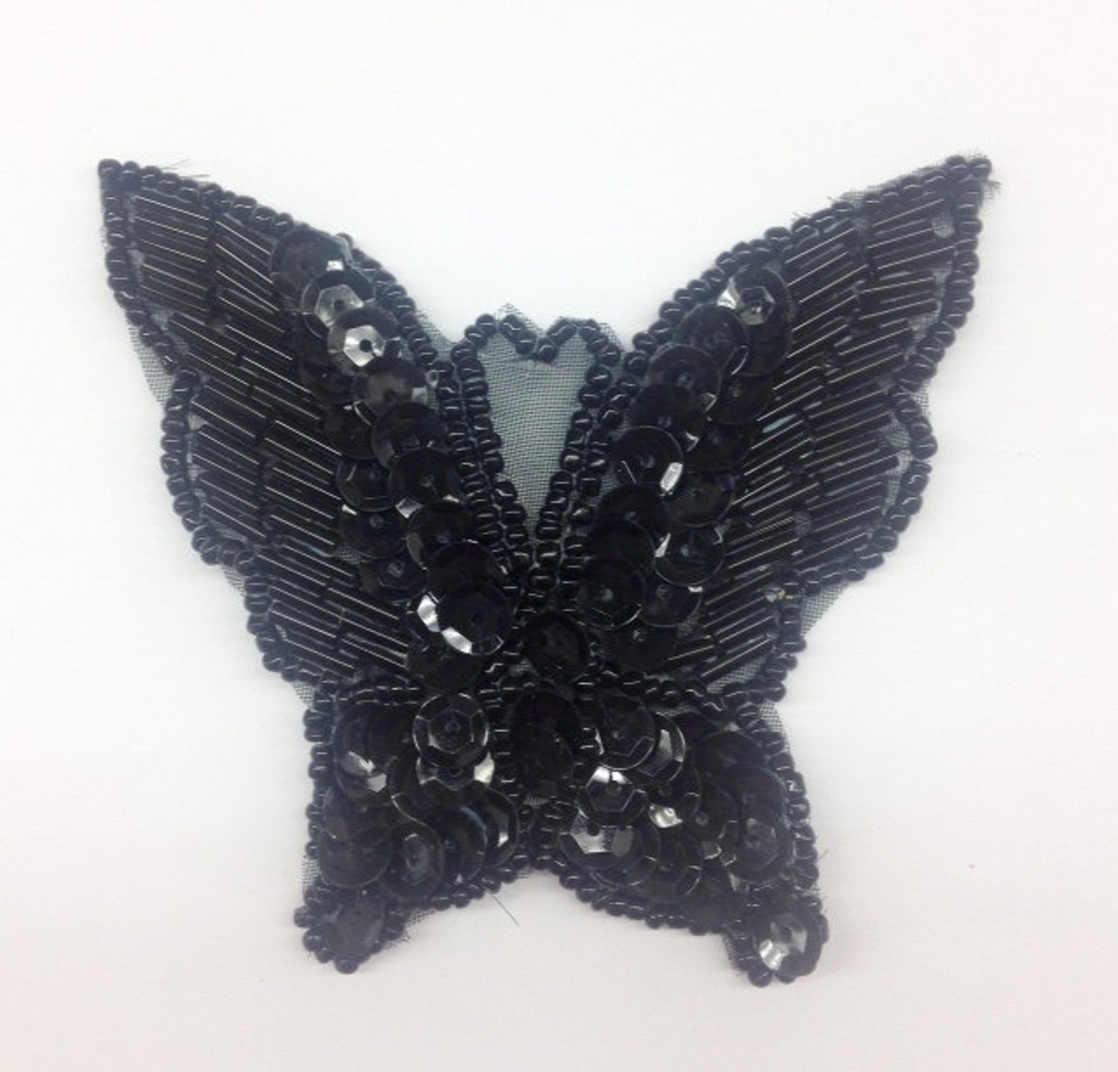 4pcs Sequins & Beaded Butterfly medium Applique - Etsy