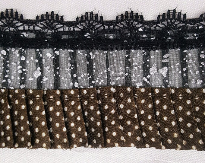 1 2-layers Double Pleated Wave Trim :280030RF - Etsy