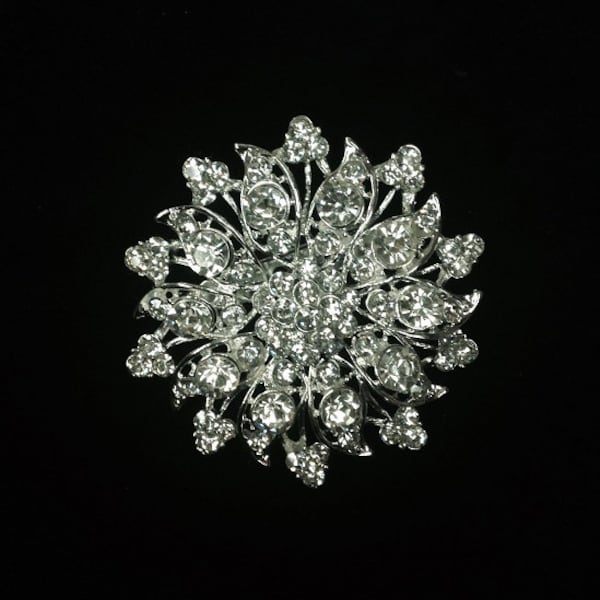Rhinestone Brooches - Etsy