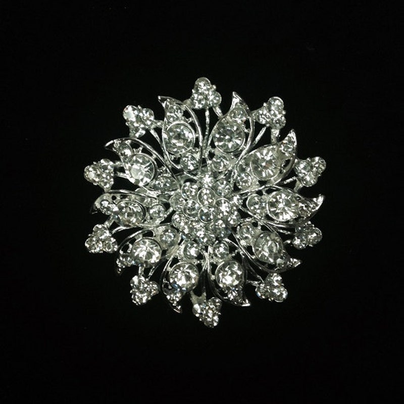 Rhinestone Brooches - Etsy