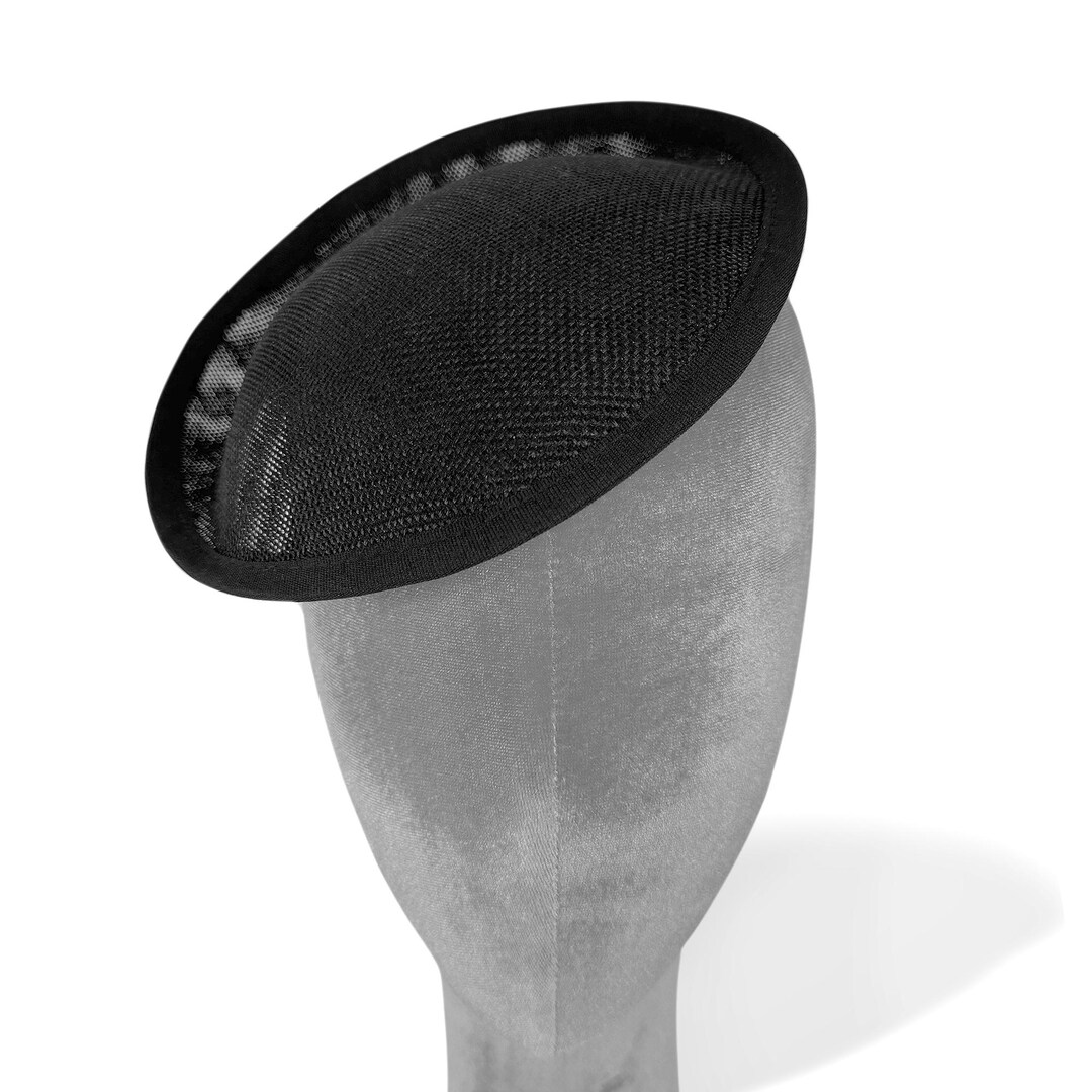 Asymmetrical Saucer Fascinator Base - Handmade Buckram Hat Base With ...