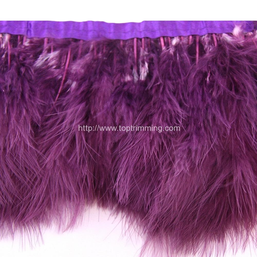 Marabou Turkey Fluff Feather Fringe Trim 67long - Etsy