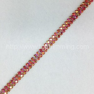 Rhinestone Banding (2 Line) Gold Setting - Etsy