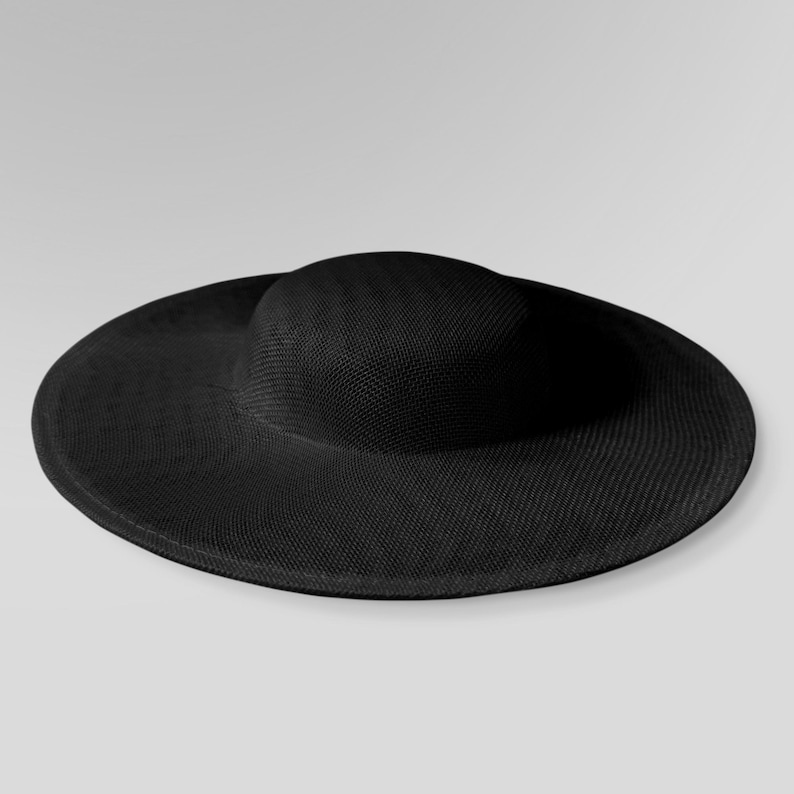 Small Buckram Boater Fascinator Base – 11.75” Round DIY Millinery ...