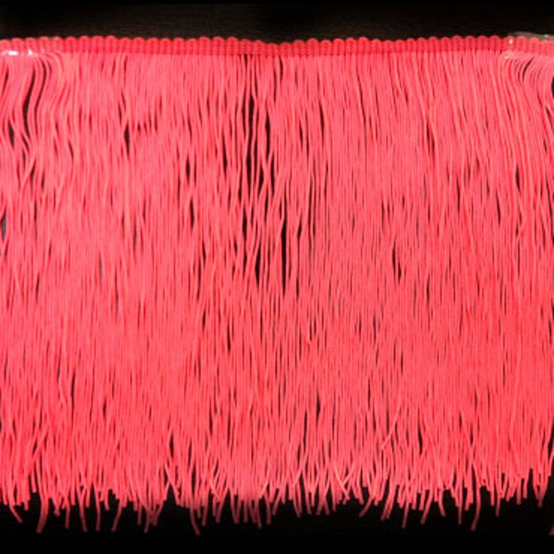 7'' Neon Color Chainette Fringe Trim (neon Coral. Neon Yellow.neon ...