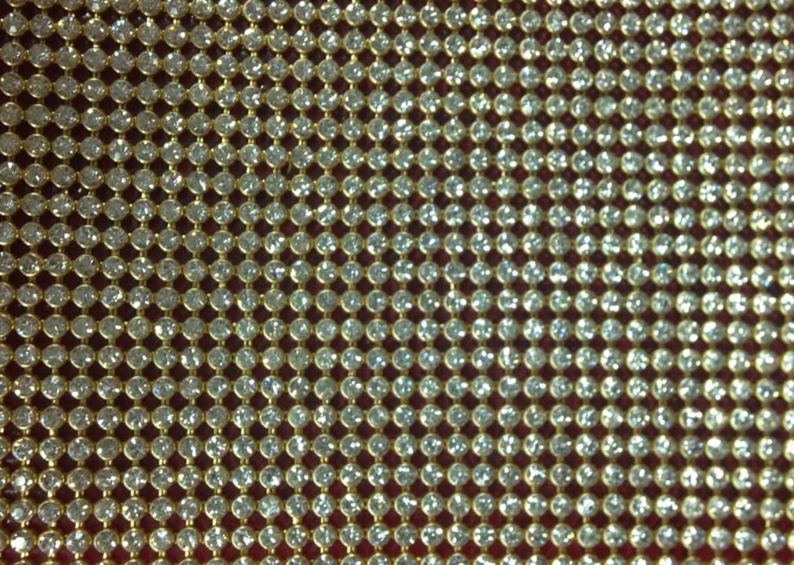 Rhinestone Mesh Best Quality Sparkly Iron On. Very Easy to Cut - Etsy