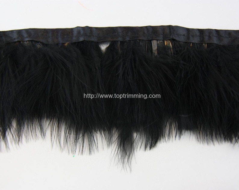 Marabou Turkey Fluff Feather Fringe Trim 3'4long - Etsy